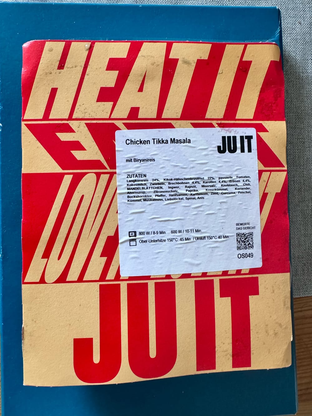 Heat It- Eat It - Love It oder mein Erlebnis mit Juit
